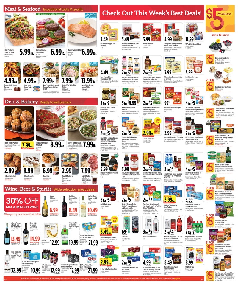 Raley's Supermarkets Weekly Ad Jun 08 – Jun 14, 2022