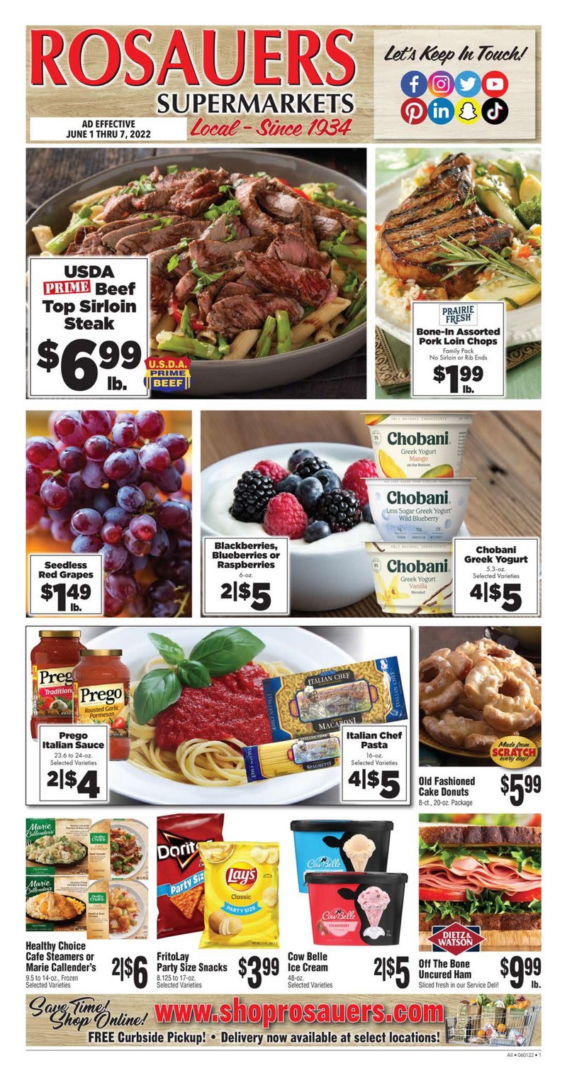Rosauers Weekly Ad Jun 01 – Jun 07, 2022