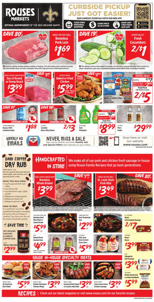 Rouses Weekly Ad June 22 – June 29, 2022