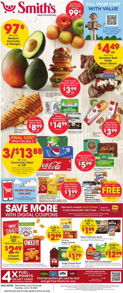 Smith's Food and Drug Weekly Ad Jun 08 – Jun 14, 2022