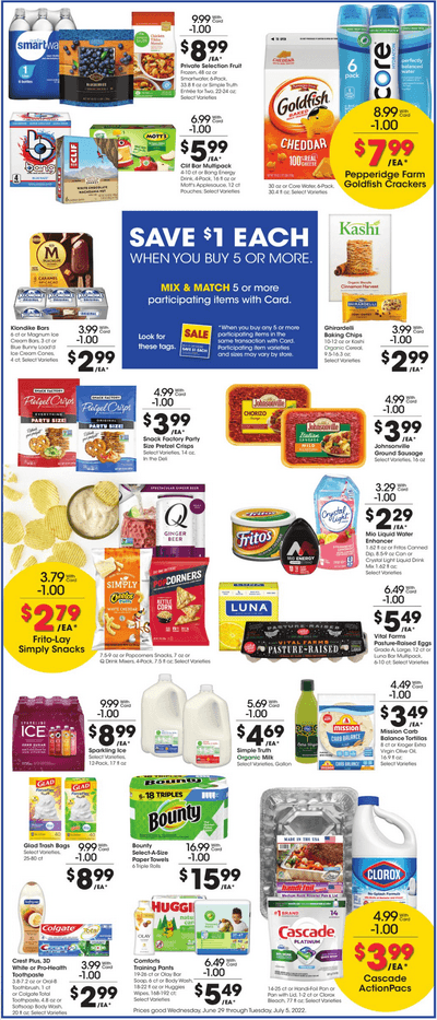Smith's Food and Drug Weekly Ad Jun 29 – Jul 05, 2022