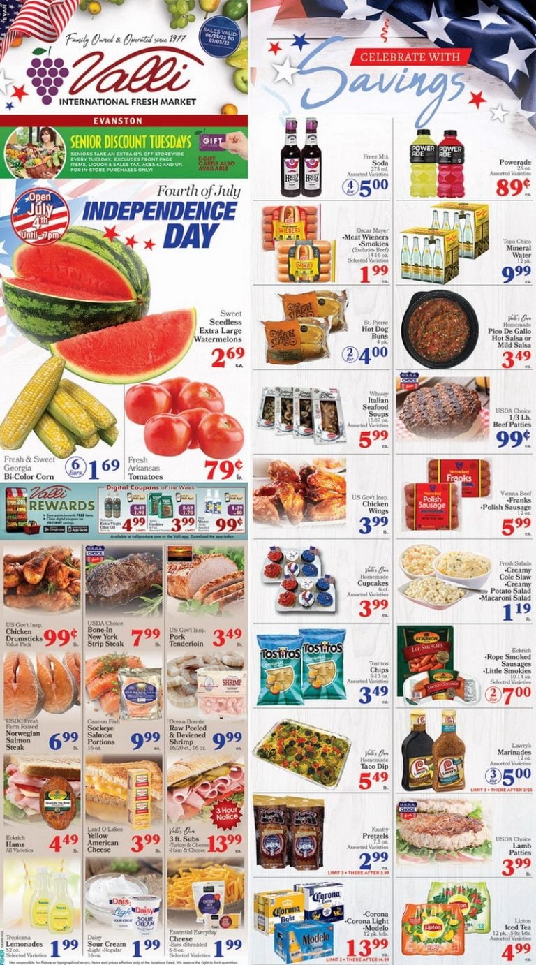 Valli Produce Weekly Ad Jun 29 – Jul 05, 2022