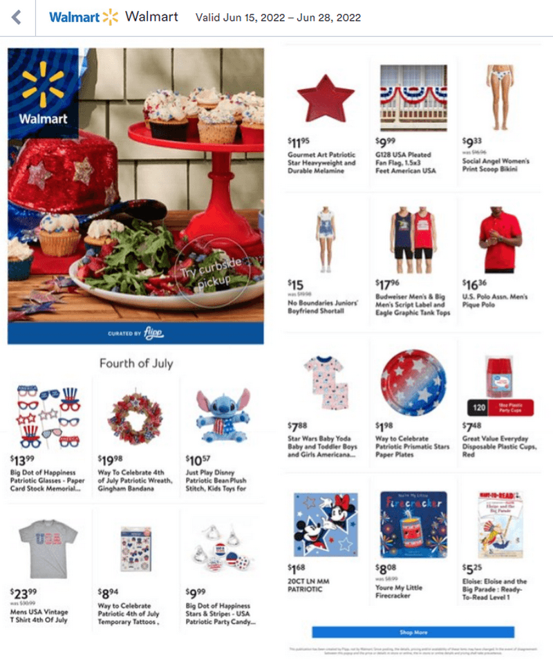 Walmart Weekly Ad Jun 15 – Jun 28, 2022