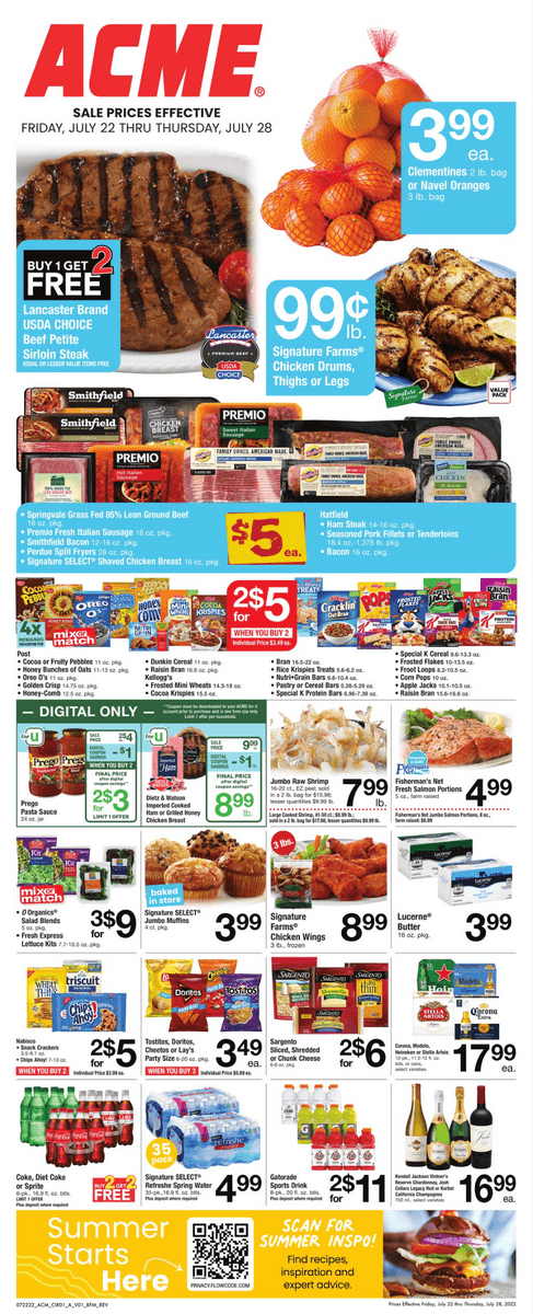 ACME Weekly Ad Jul 29 – Aug 04, 2022