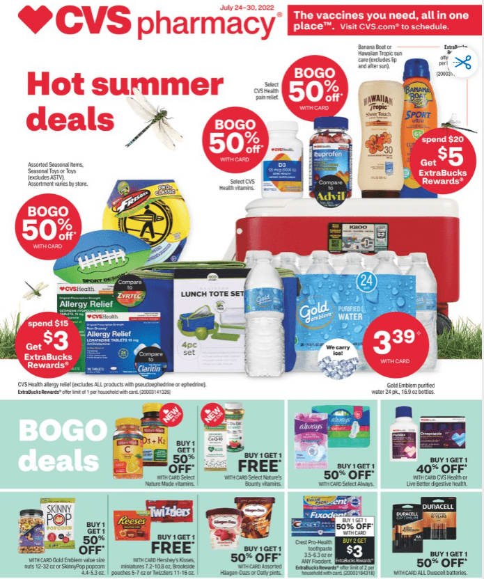 CVS Weekly Ad Jul 24 – Jul 30, 2022