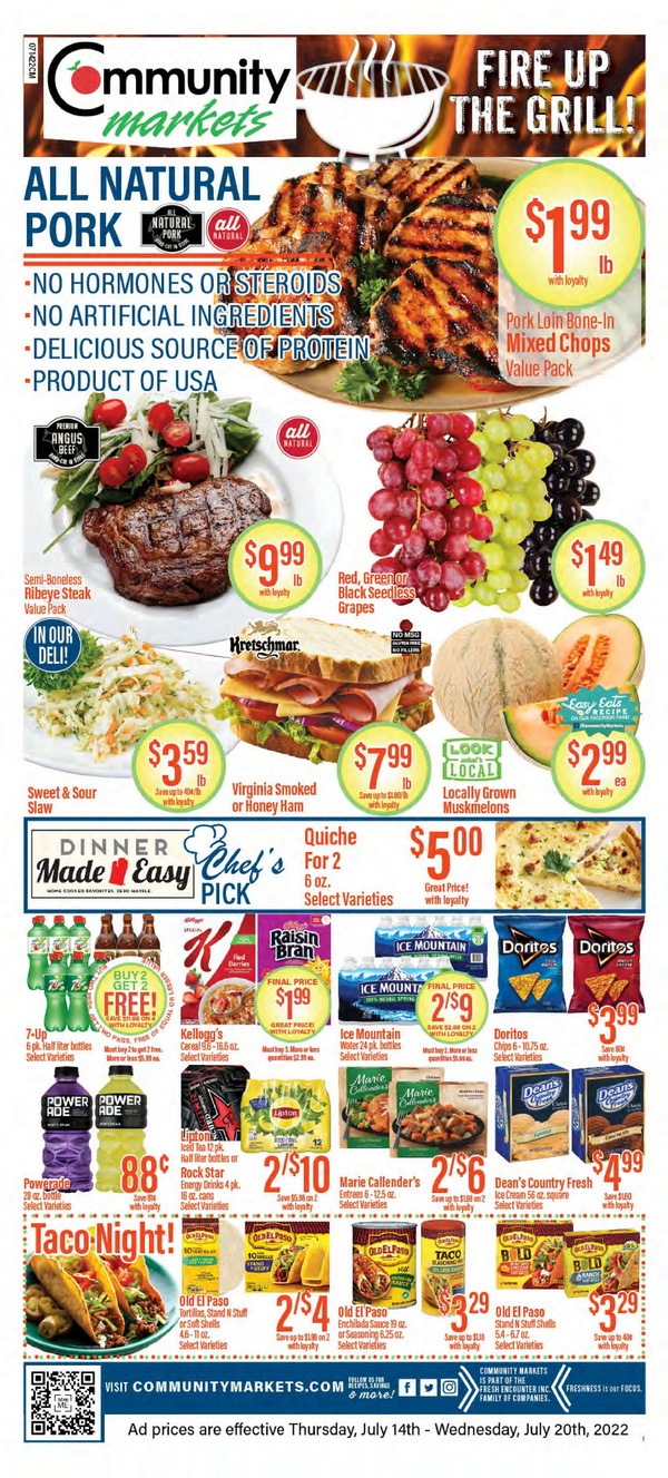 Community Markets Weekly Ad Jul 14 – Jul 20, 2022