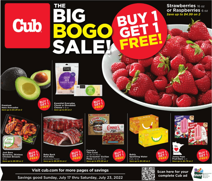 Cub Foods Weekly Ad Jul 17 –Jul 23, 2022