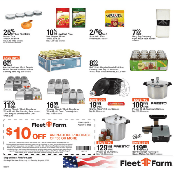 Fleet Farm Weekly Ad Jul 29 – Aug 06, 2022