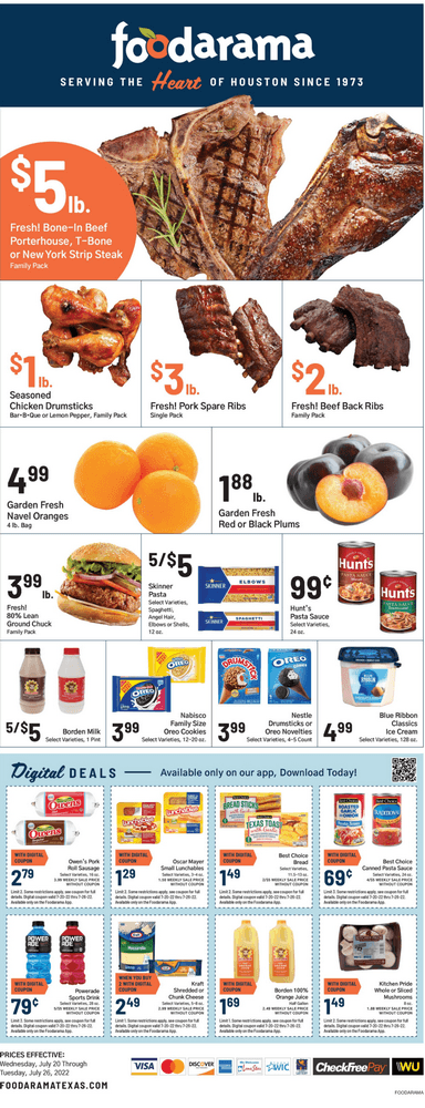 Foodarama Weekly Ad Jul 20 – Jul 26, 2022