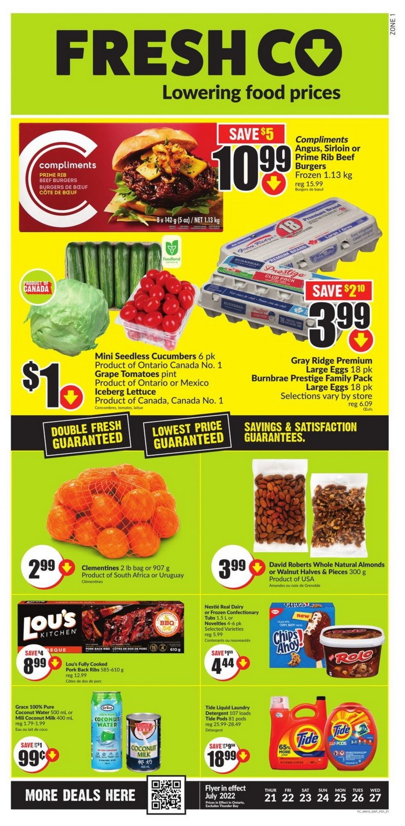 FreshCo Weekly Ad Jul 21 – Jul 27, 2022