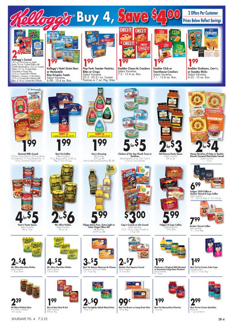 Gerrity's Supermarkets Weekly Ad Jul 03- Jul 07, 2022
