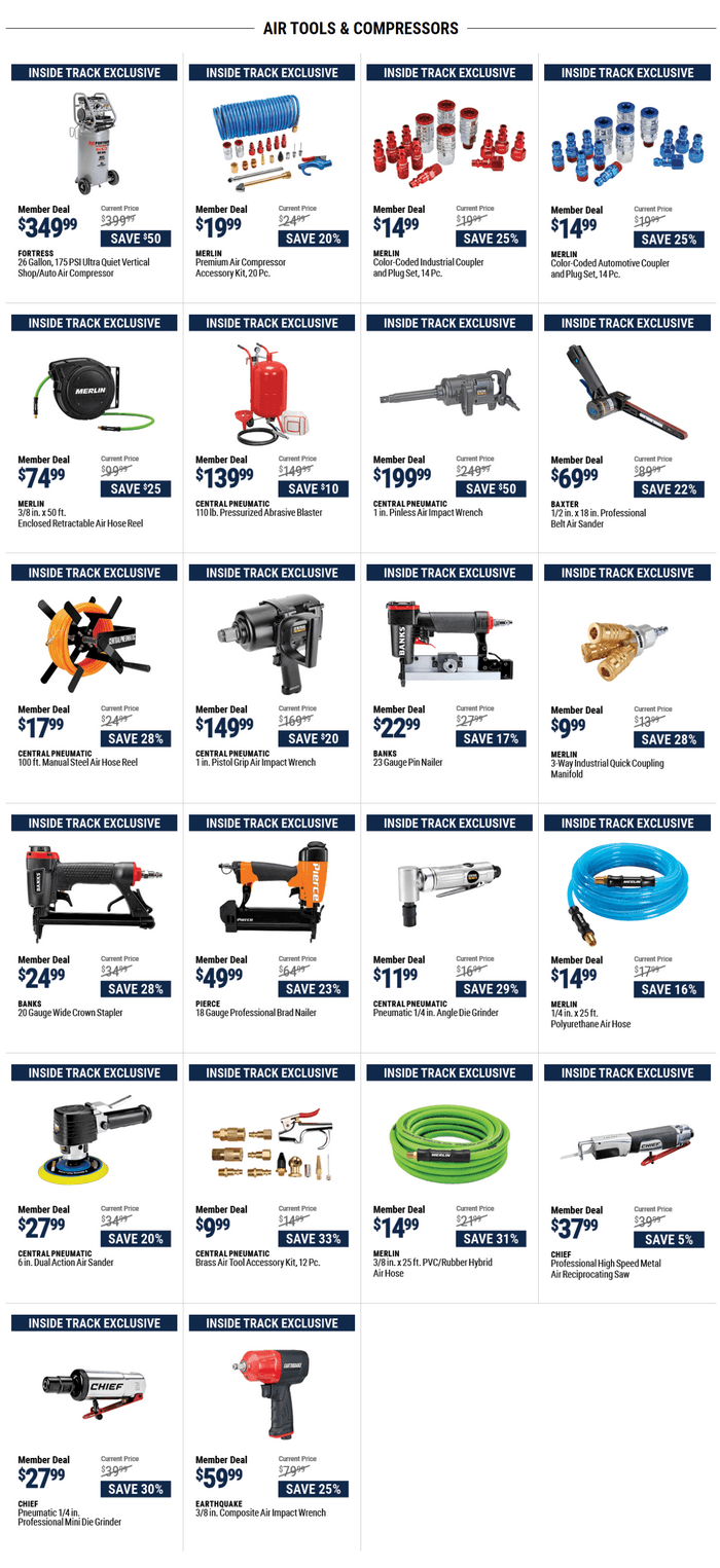 Harbor Freight Inside Track Saving Jul 01 – Jul 04, 2022