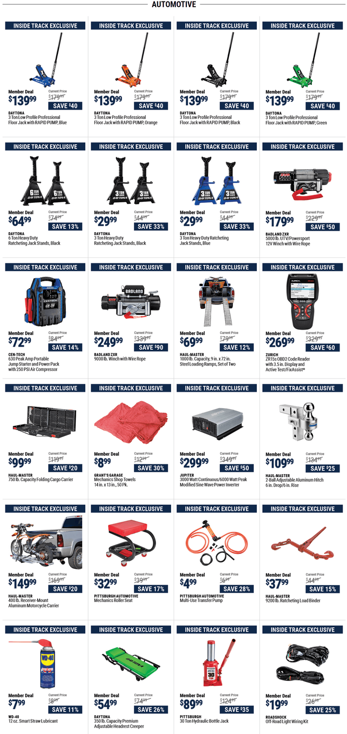Harbor Freight Inside Track Saving Jul 01 – Jul 04, 2022