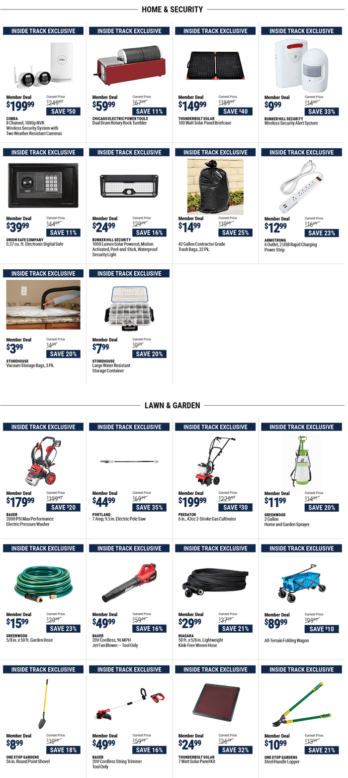 Harbor Freight Inside Track Saving Jul 01 – Jul 04, 2022
