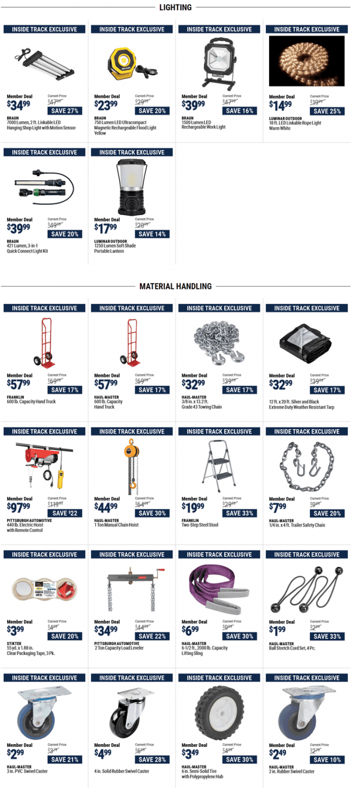 Harbor Freight Inside Track Saving Jul 22 – Jul 24, 2022