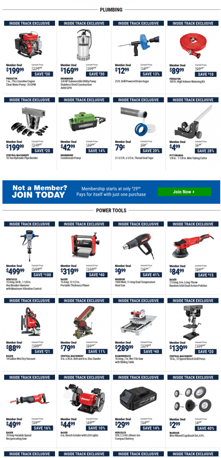 Harbor Freight Inside Track Saving Jul 22 – Jul 24, 2022