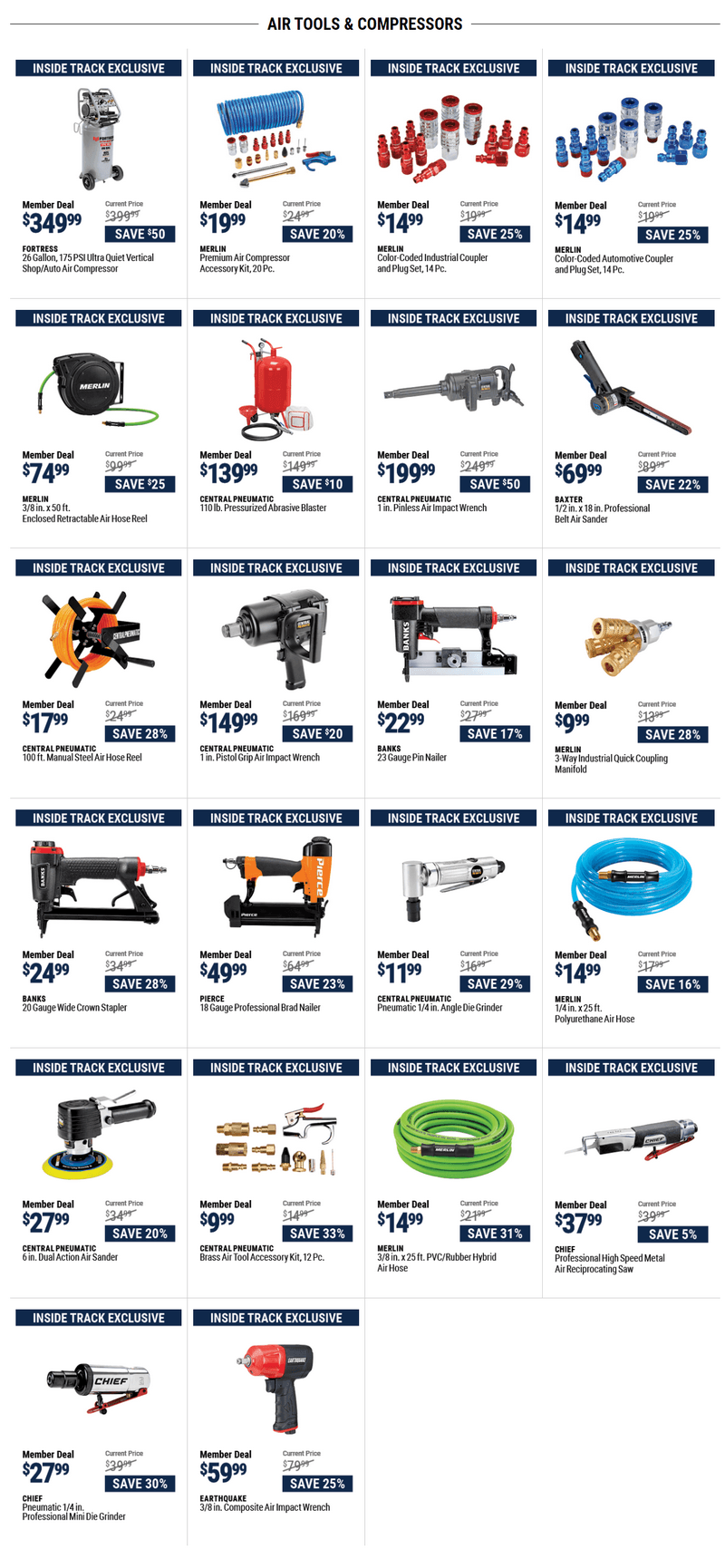 Harbor Freight Inside Track Saving Jul 22 – Jul 24, 2022