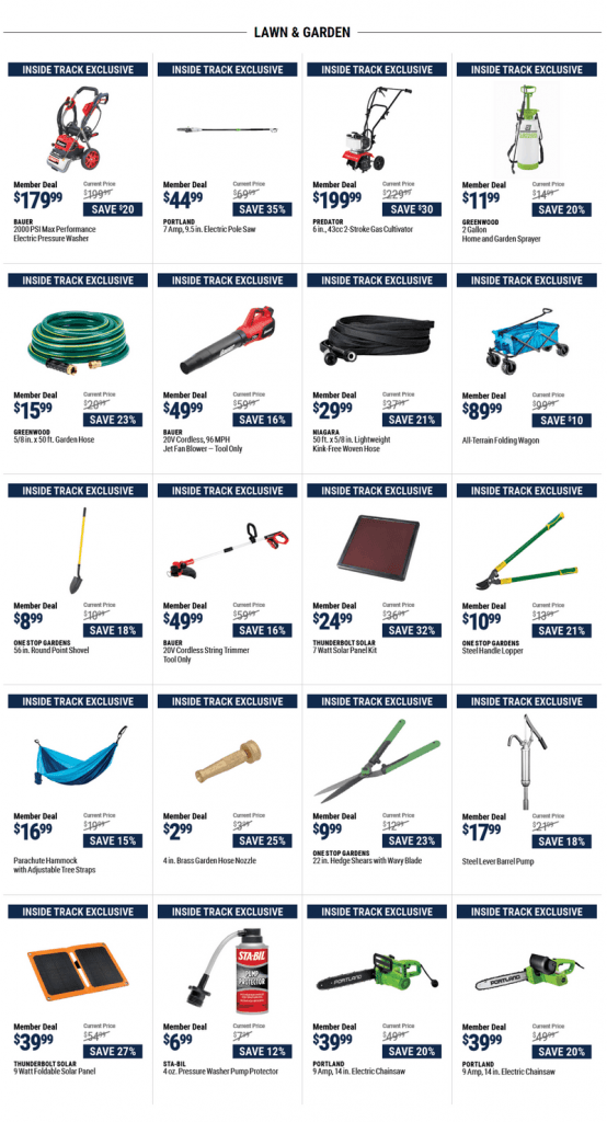 Harbor Freight Inside Track Saving Jul 22 – Jul 24, 2022