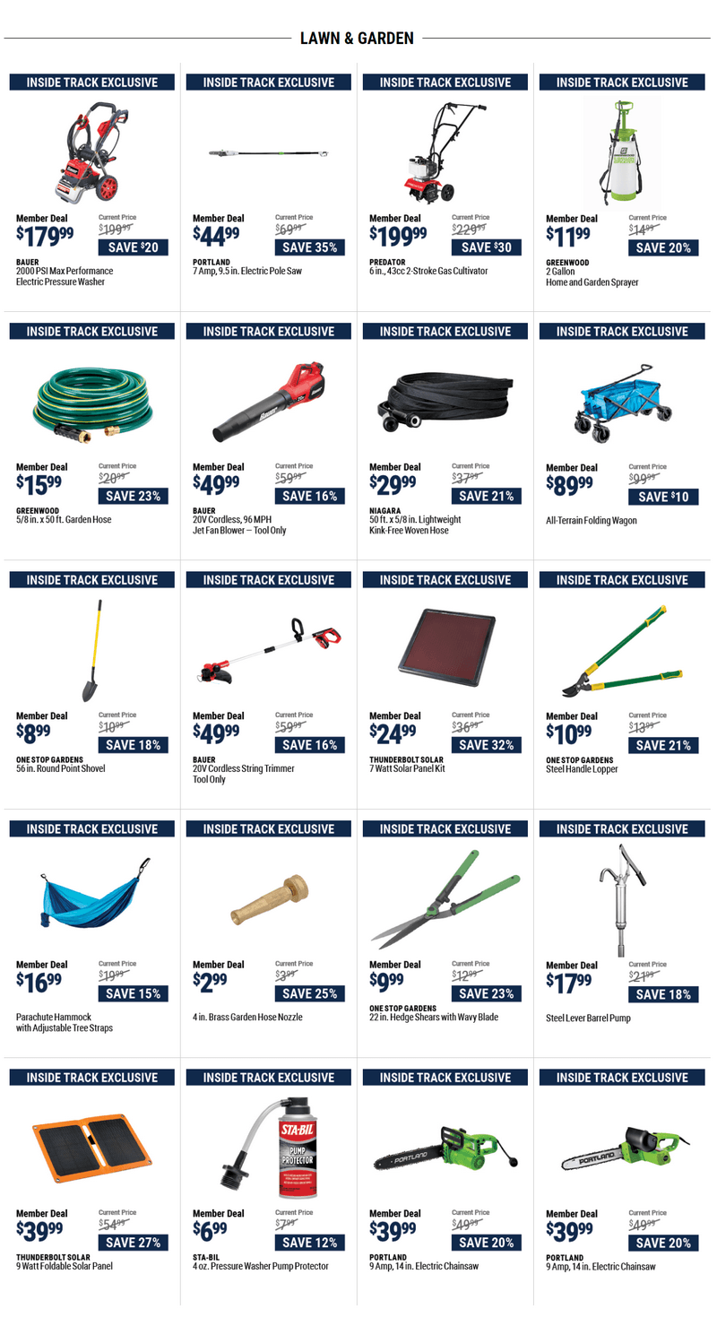 Harbor Freight Inside Track Saving Jul 22 – Jul 24, 2022