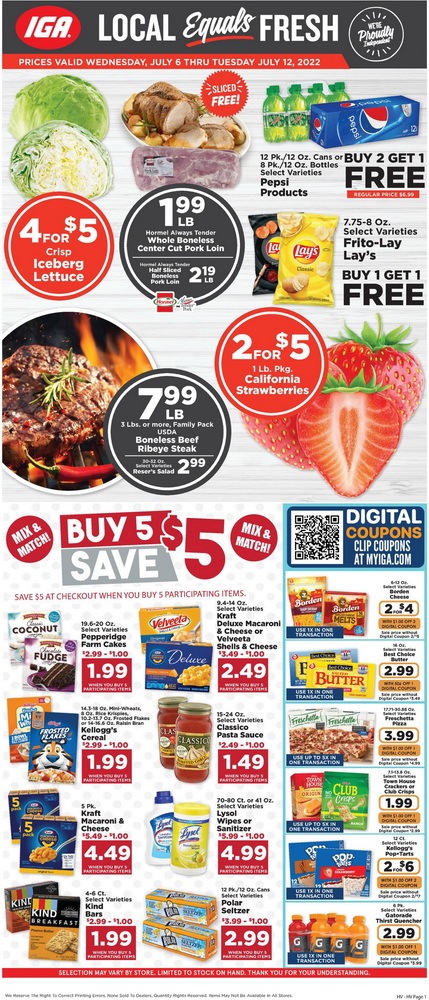 IGA Weekly Ad Jul 06 – Jul 12, 2022