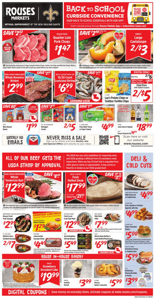 Rouses Weekly Ad Jul 20 – Jul 27, 2022