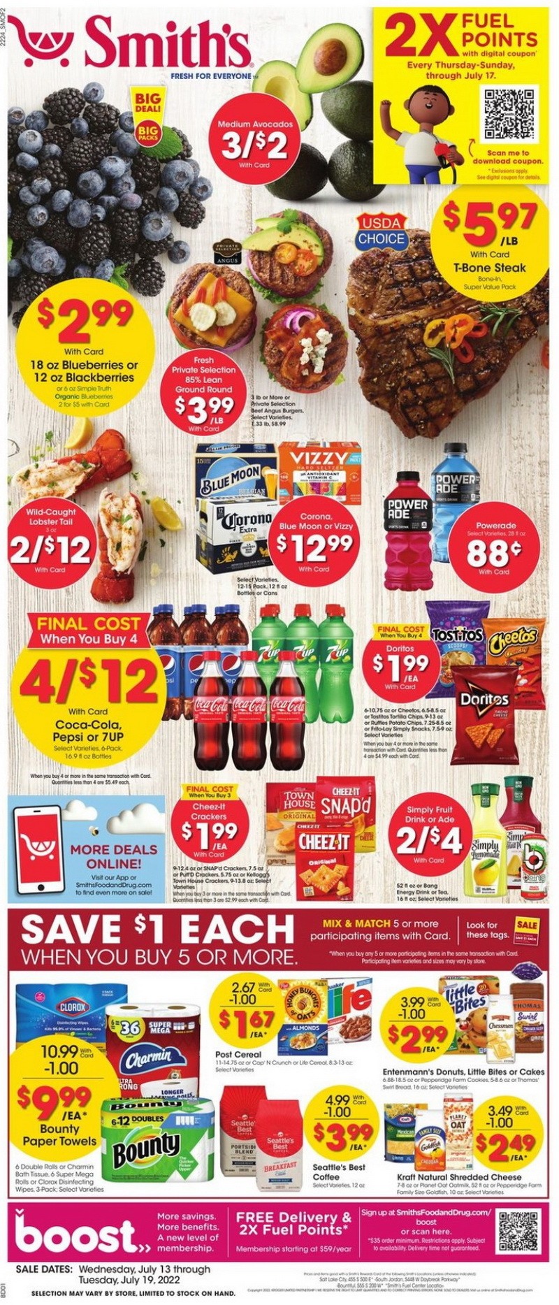 Smith's Food and Drug Weekly Ad Jul 13 – Jul 19, 2022