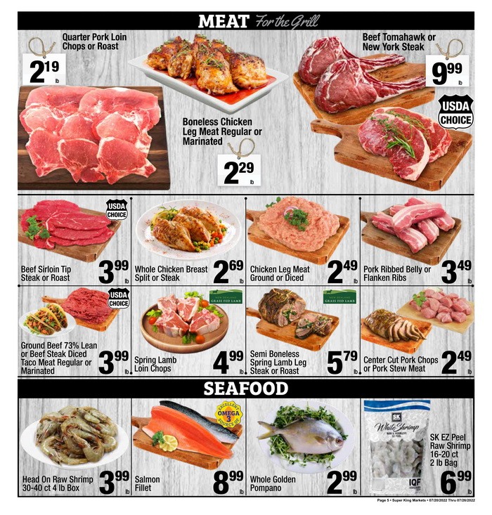 Super King Weekly Ad Jul 20 – Jul 26, 2022