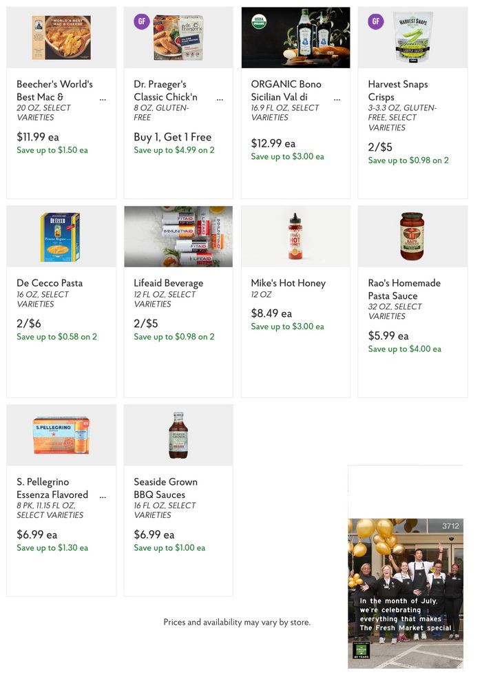 The Fresh Market Weekly Ad Jul 13 – Jul 19, 2022