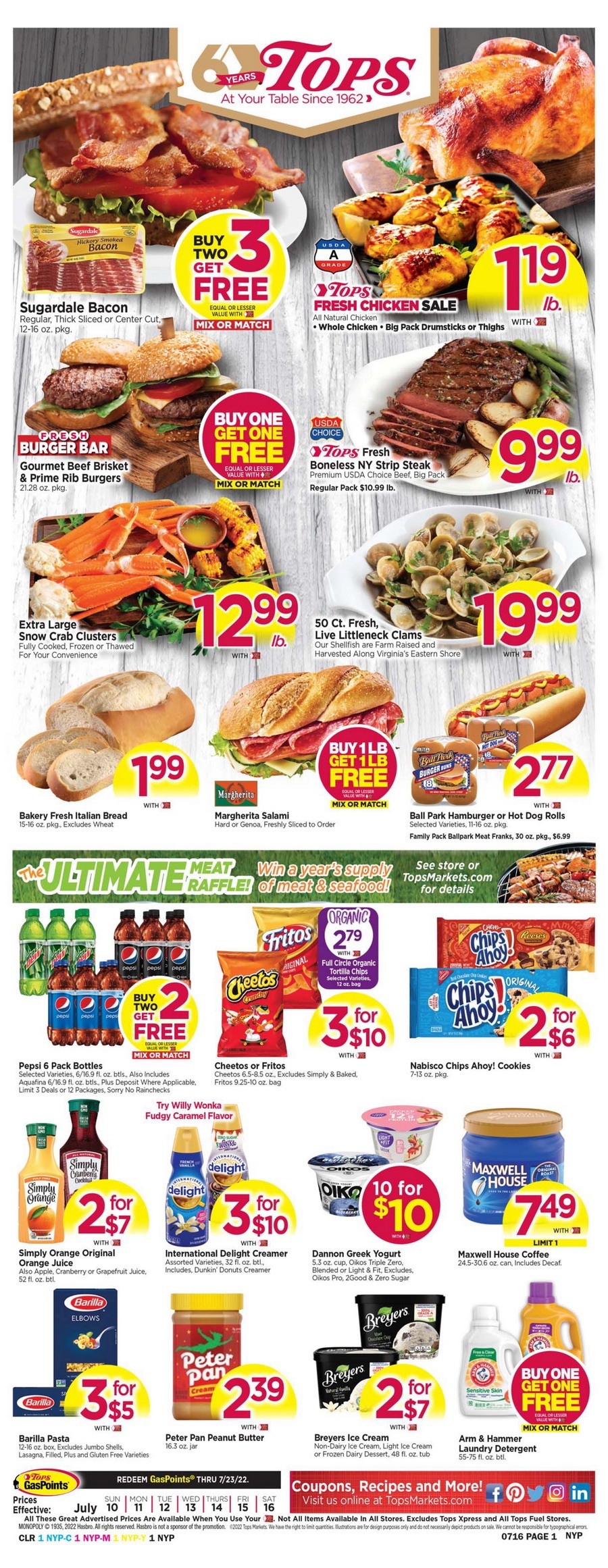 Tops Weekly Ad Jul 10 – Jul 16, 2022