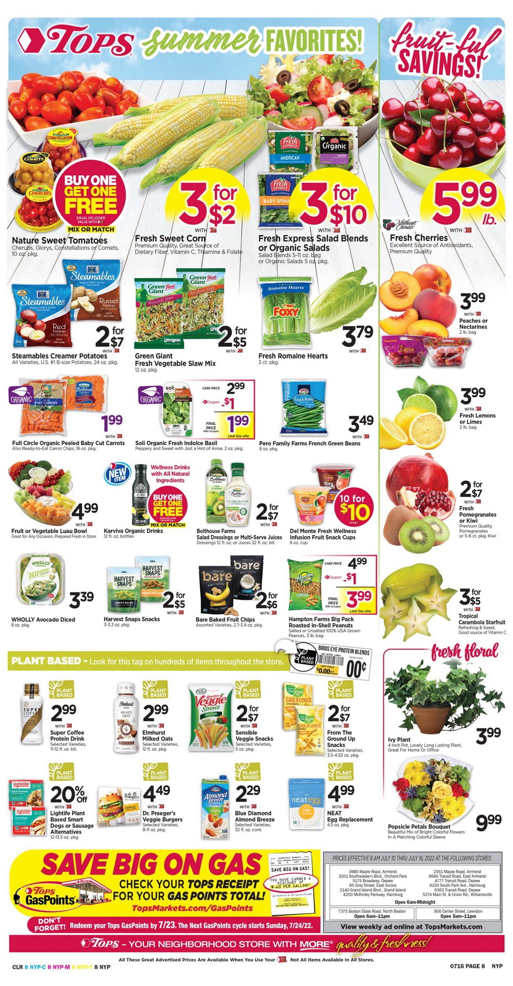 Tops Weekly Ad Jul 10 – Jul 16, 2022
