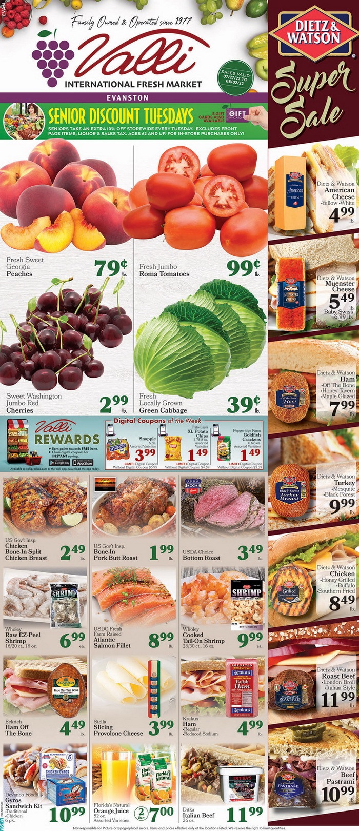 Valli Produce Weekly Ad Jul 27 – Aug 02, 2022