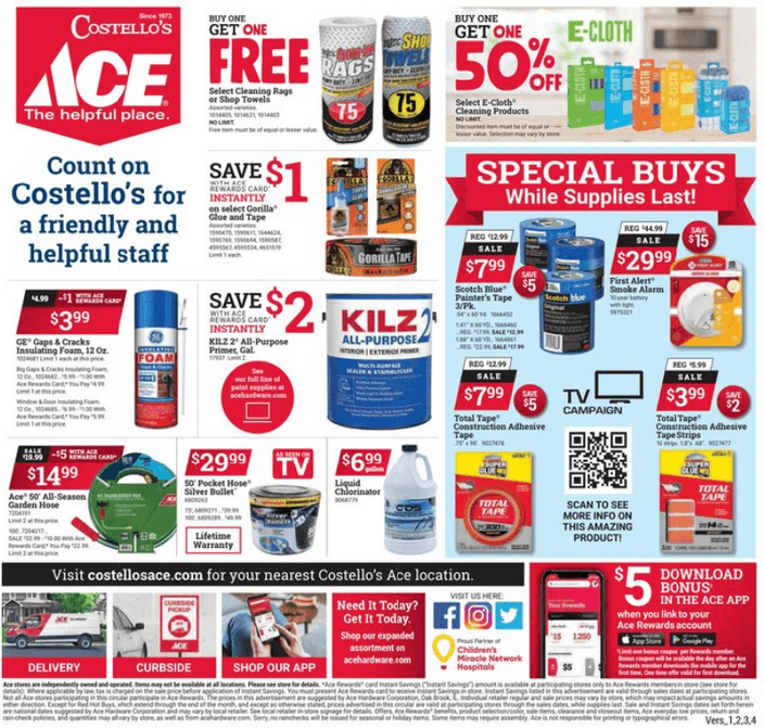 ACE Hardware Red Hot Buy Sale Aug 01 – Aug 30, 2022