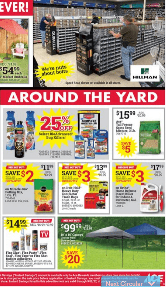 ACE Hardware Weekly Ad Aug 29 – Sep 12, 2022