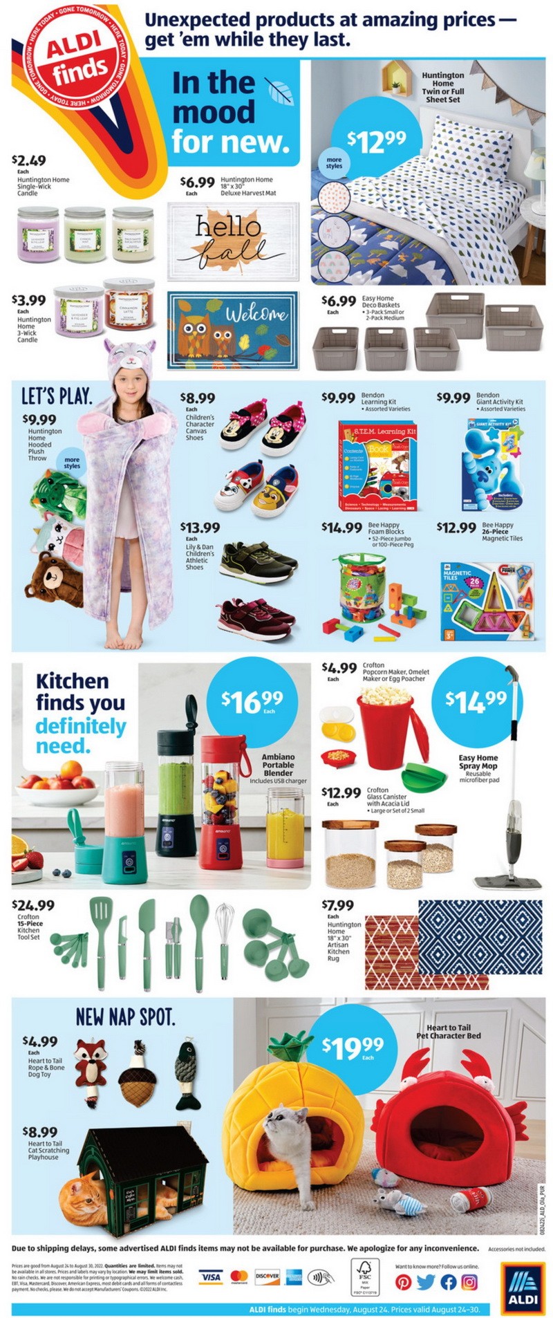 ALDI Weekly Ad Aug 24 – Aug 30, 2022