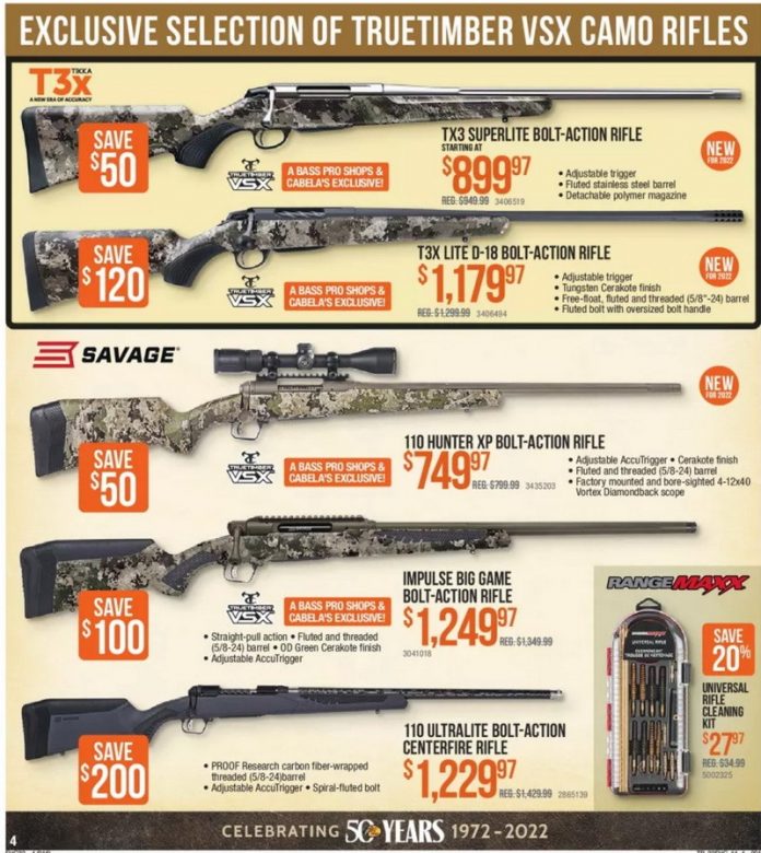 Bass Pro Shops Fall Hunting Classic Sale Aug 18 – Sep 07, 2022