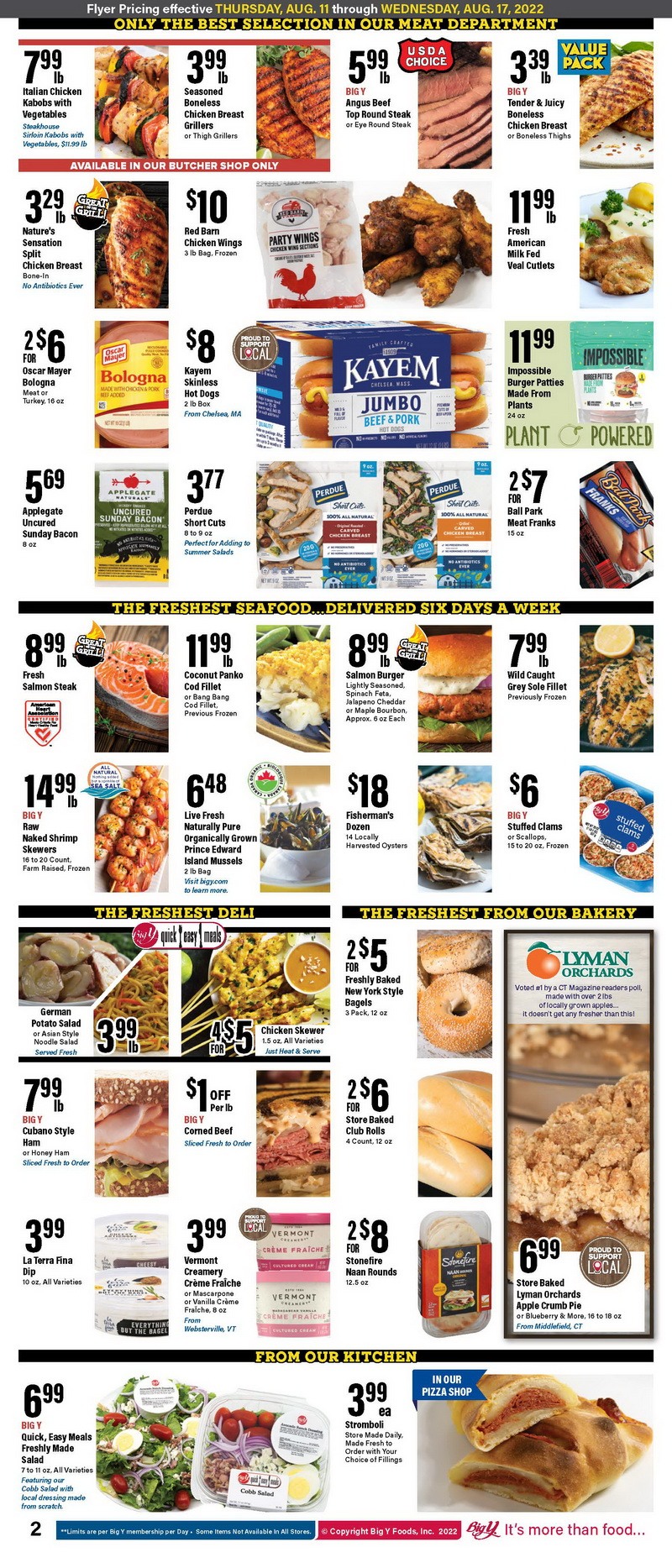 Big Y Weekly Ad Aug 11 – Aug 17, 2022