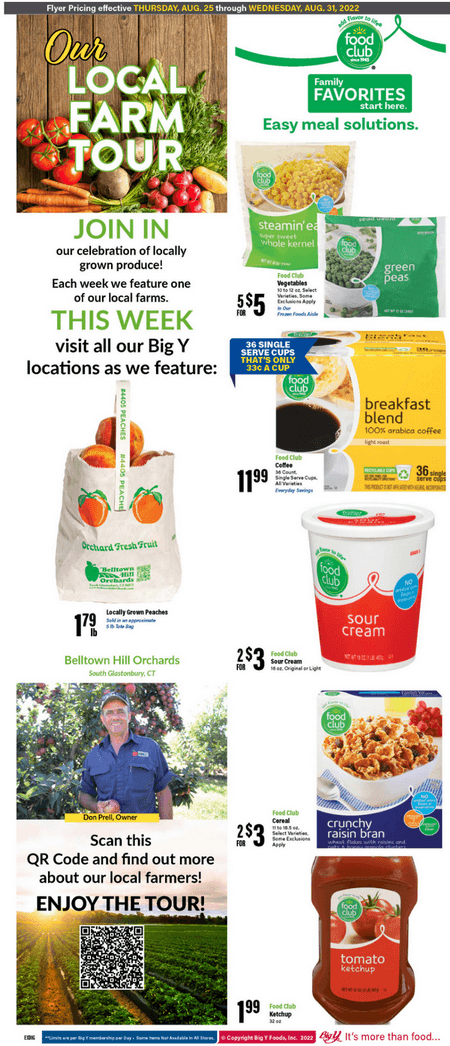 Big Y Weekly Ad Aug 25 – Aug 31, 2022
