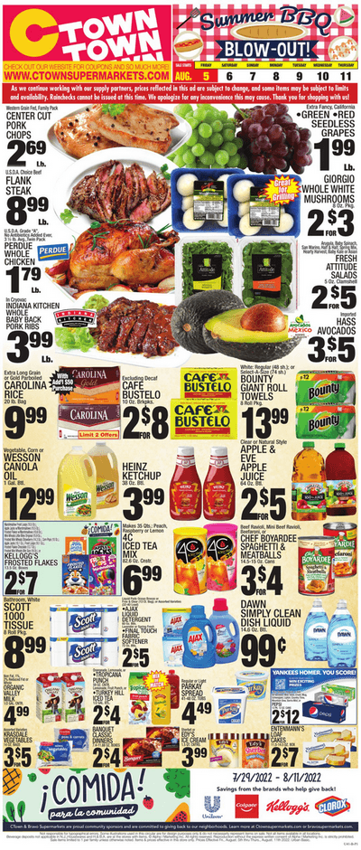 C-Town Weekly Ad Aug 05 – Aug 11, 2022