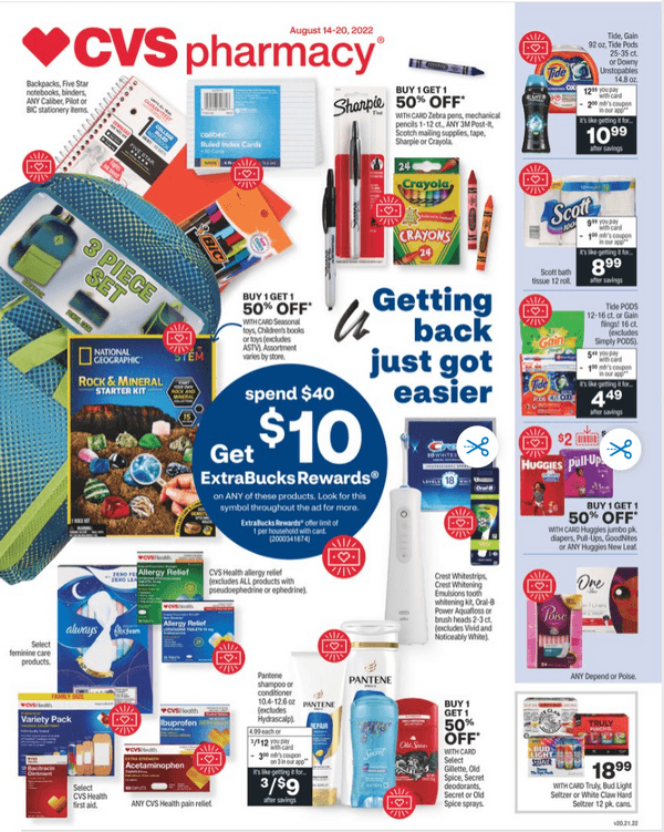 CVS Weekly Ad Aug 14 – Aug 20, 2022