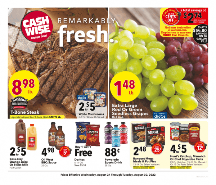 Cash Wise Weekly Ad Aug 24 – Aug 30, 2022