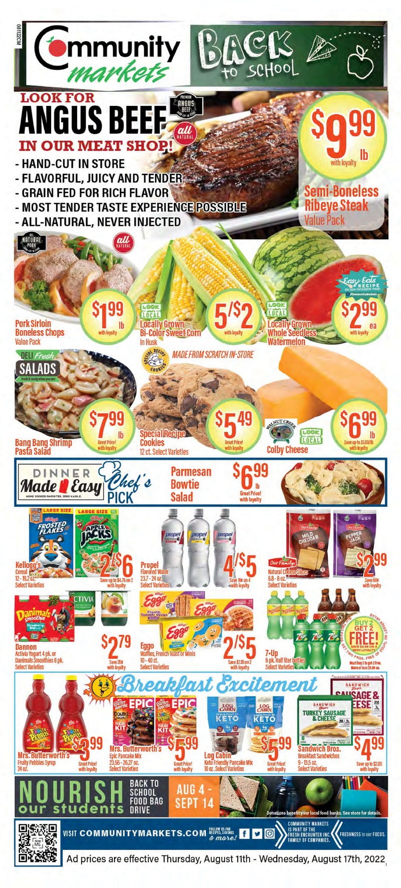Community Markets Weekly Ad Aug 11 – Aug 17, 2022