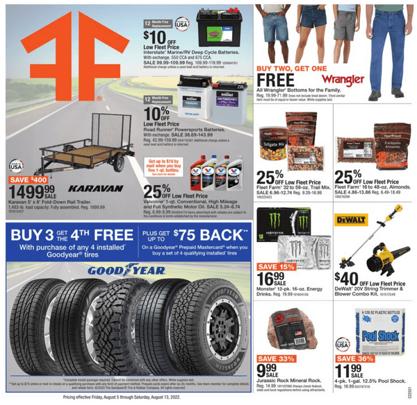Fleet Farm Weekly Ad Aug 05 – Aug 13, 2022