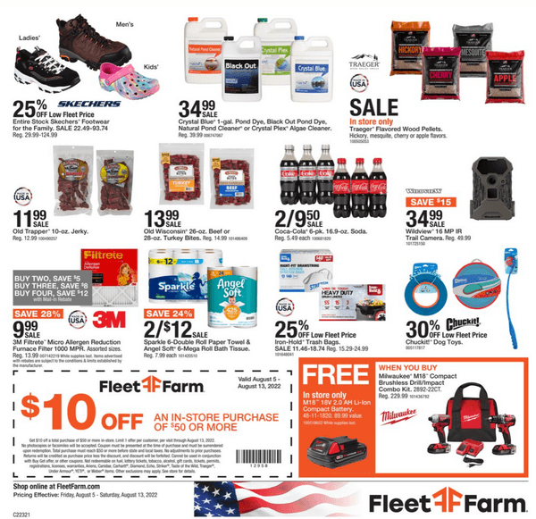 Fleet Farm Weekly Ad Aug 05 – Aug 13, 2022
