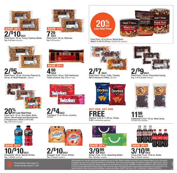 Fleet Farm Weekly Ad Aug 19 – Aug 27, 2022