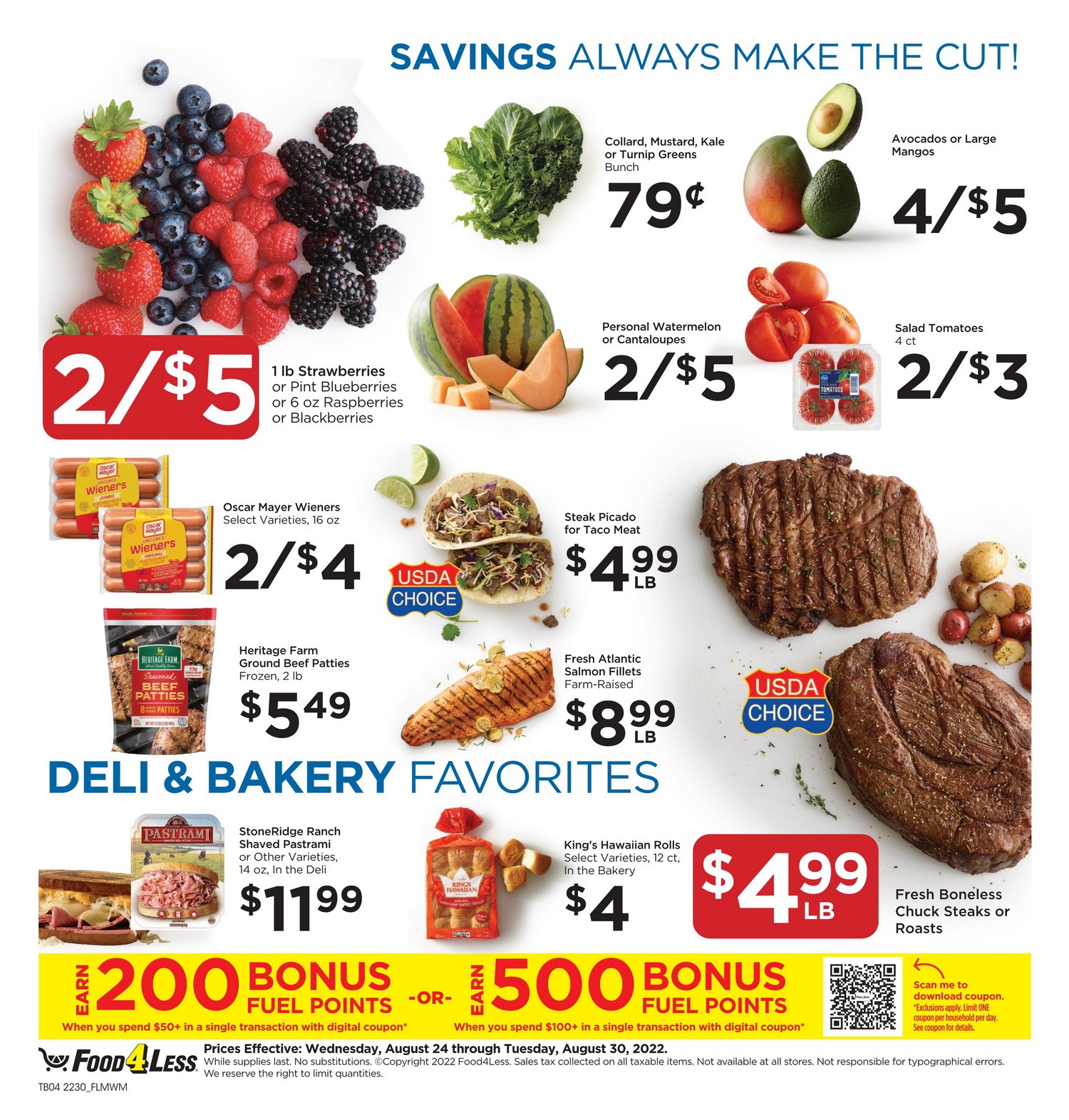Food 4 Less Weekly Ad Aug 24 – Aug 30, 2022
