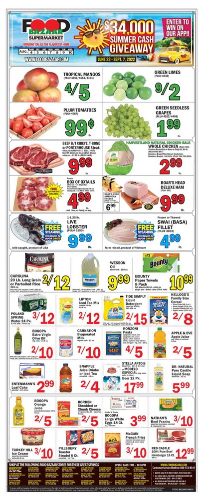 Food Bazaar Weekly Ad Aug 04 – Aug 10, 2022