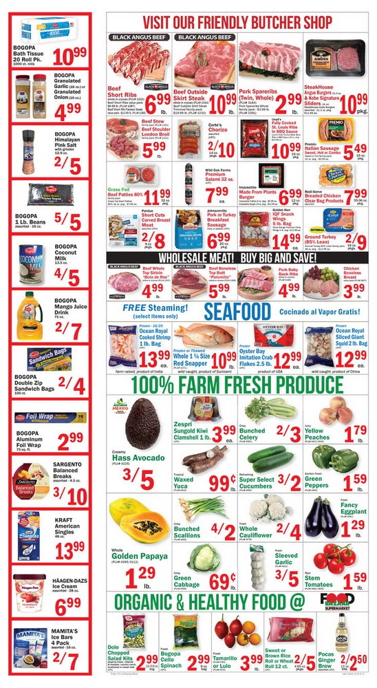 Food Bazaar Weekly Ad Aug 04 – Aug 10, 2022