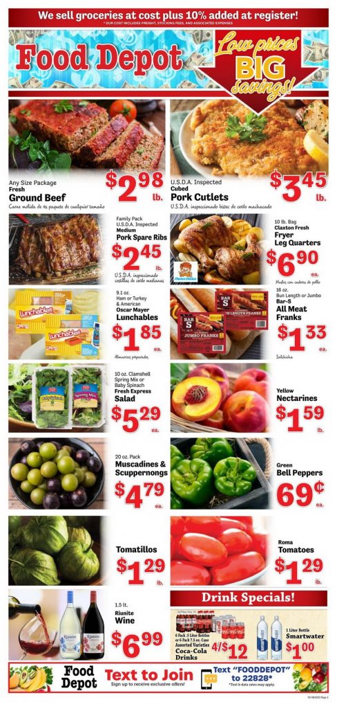 Food Depot Weekly Ad Aug 15 – Aug 21, 2022