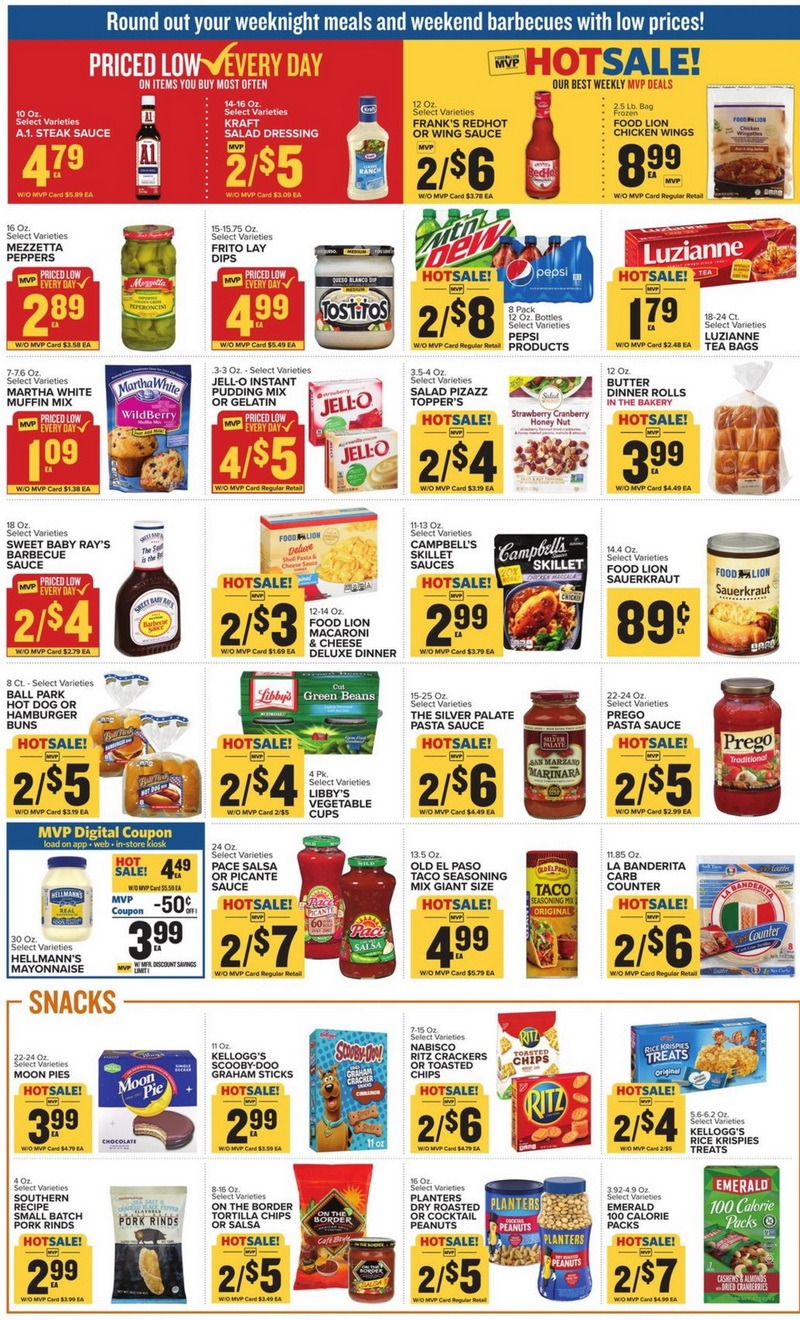 Food Lion Weekly Ad Aug 31 – Sep 06, 2022