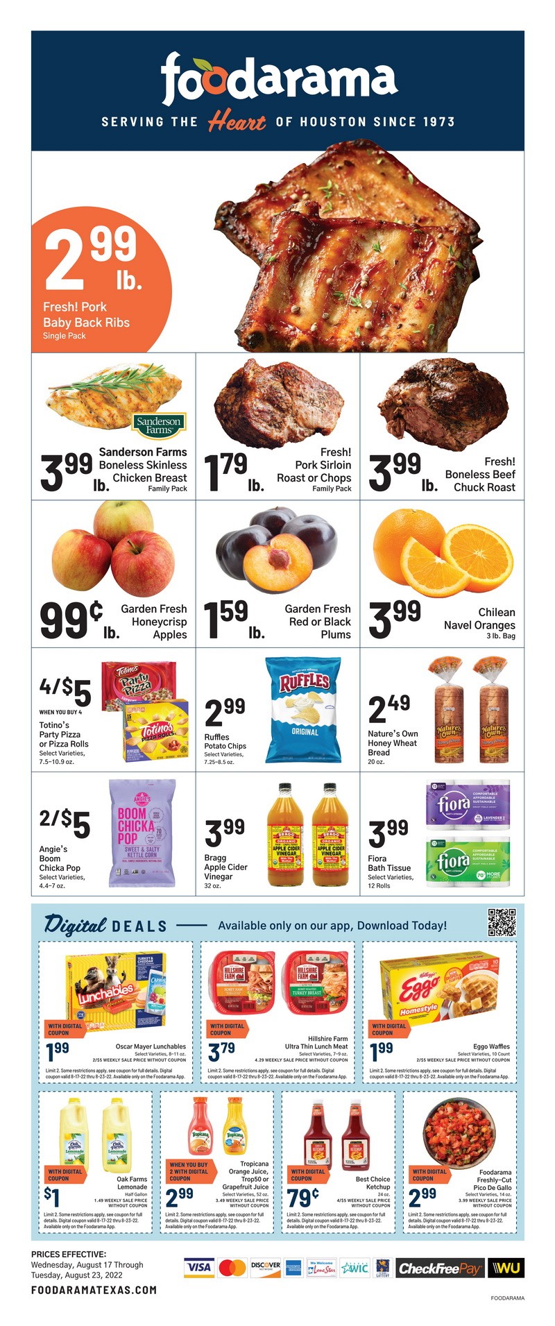Foodarama Weekly Ad Aug 17 – Aug 23, 2022
